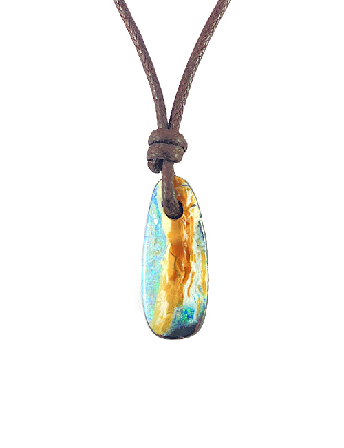 Boulder Opal Pendant SLP1580 • Boulder Opal Mines Australia