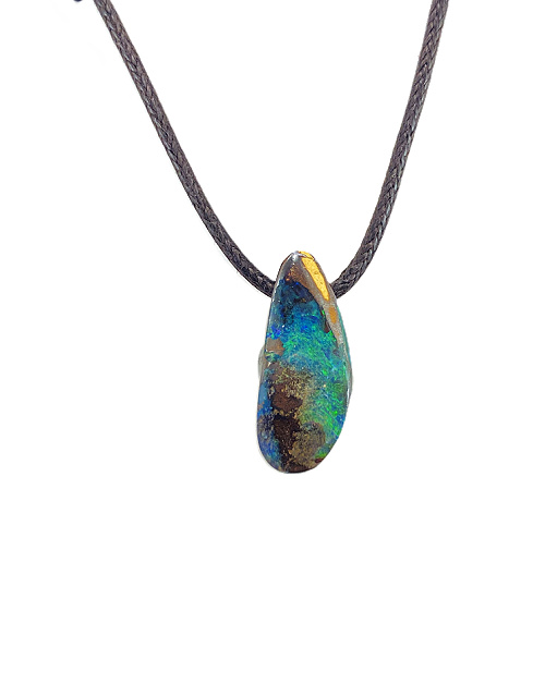 Boulder Opal Pendant SLP1594 • Boulder Opal Mines Australia